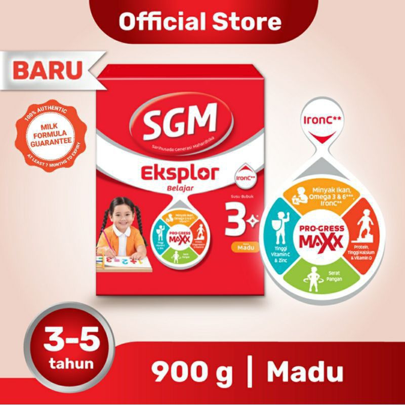 Jual SGM 3+ Madu 900g | Shopee Indonesia