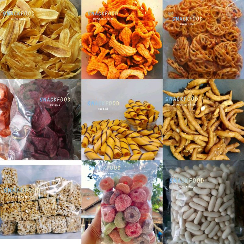 Jual ANEKA SNACK 250 GRAM | Shopee Indonesia