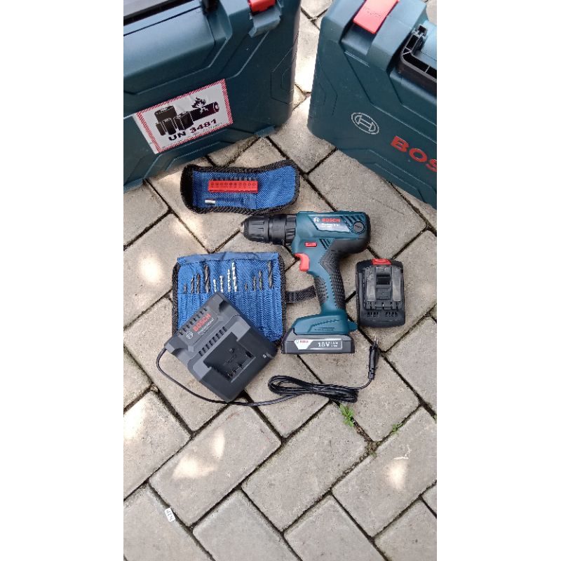 Jual bor cordless Bosch GSB 180 LI cordless drill Bosch GSB180LI ...
