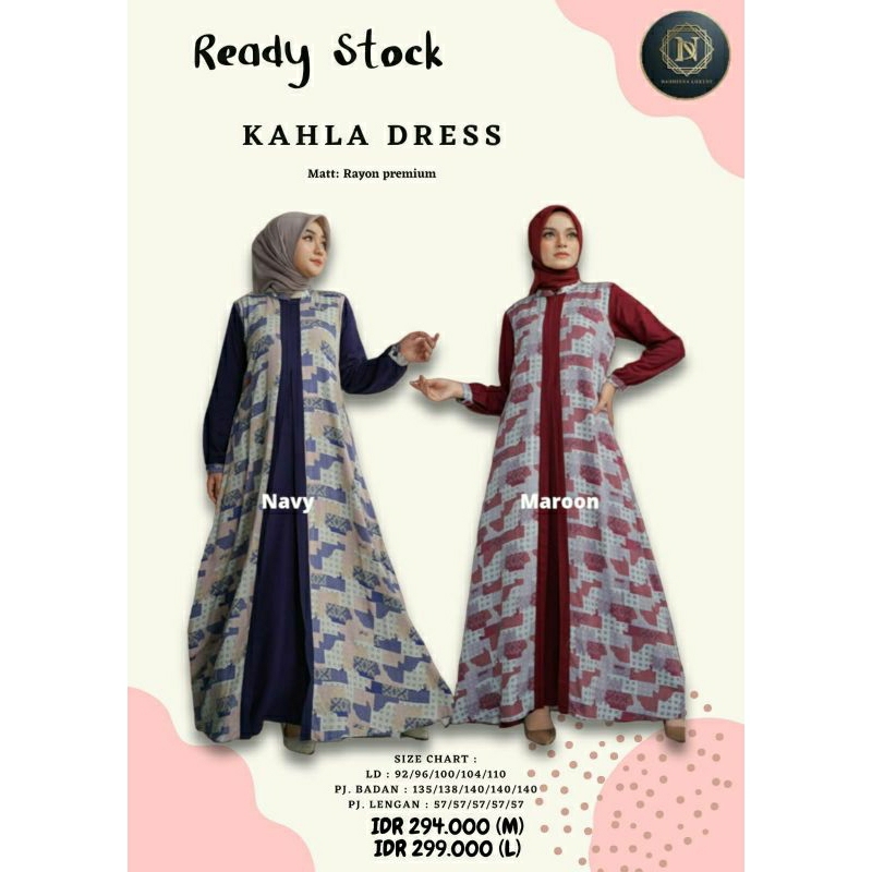Jual Kahla Dress Nadheera Luxury | Shopee Indonesia