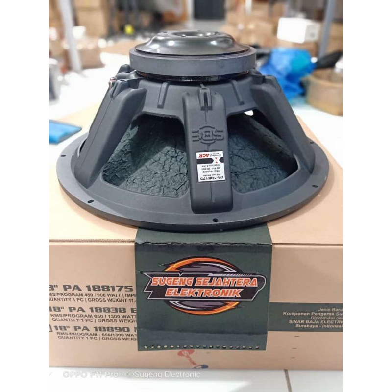 Jual SPEAKER COMPONENT ACR 18 INCH PA 188175 EXCELLENT SUBWOOFER ...