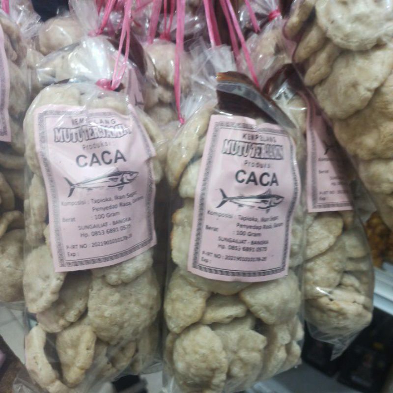 Jual Kemplang goreng pasir caca khas bangka/oleh oleh/snack | Shopee ...