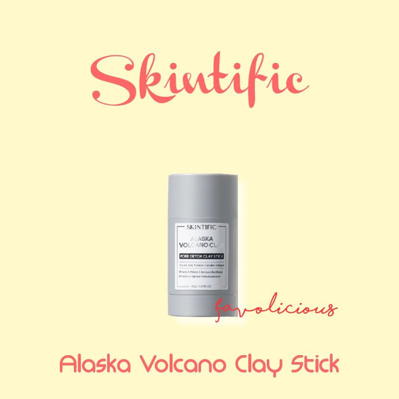 Jual SKINTIFIC Alaska Volcano Pore Detox Clay Stick 40g [BACA DESKRIPSI ...