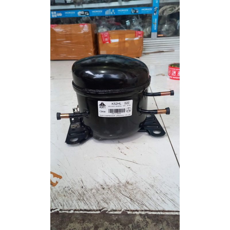 Jual kompresor Frezer 4 rak/showcase/kulkas 2pintu ¹/6pk original Qd52h ...