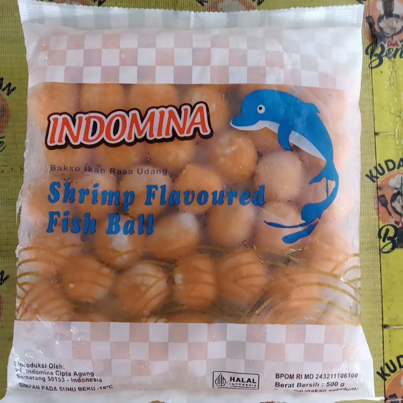 Jual INDOMINA BASO IKAN / BASO UDANG 500GR | Shopee Indonesia