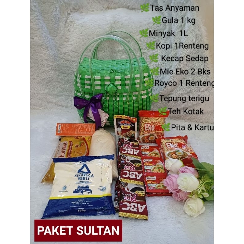 Jual Paket SULTAN / Paket Sembako / Hampers murah /Sovenir kekinian/Parsel Sembako | Shopee ...