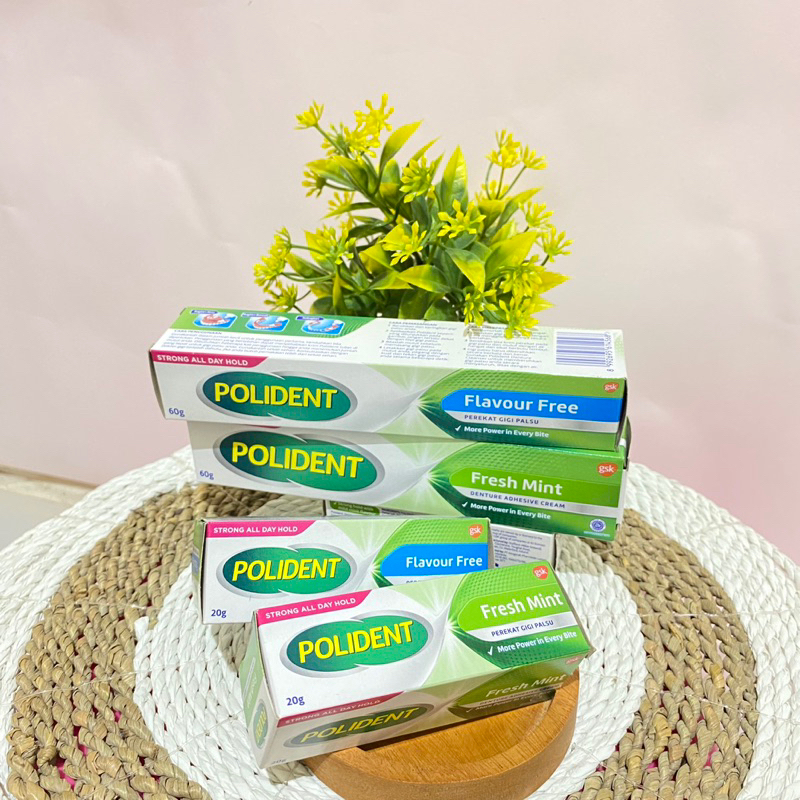 Jual POLIDENT KEMASAN 20 GR & 60 GR | Shopee Indonesia