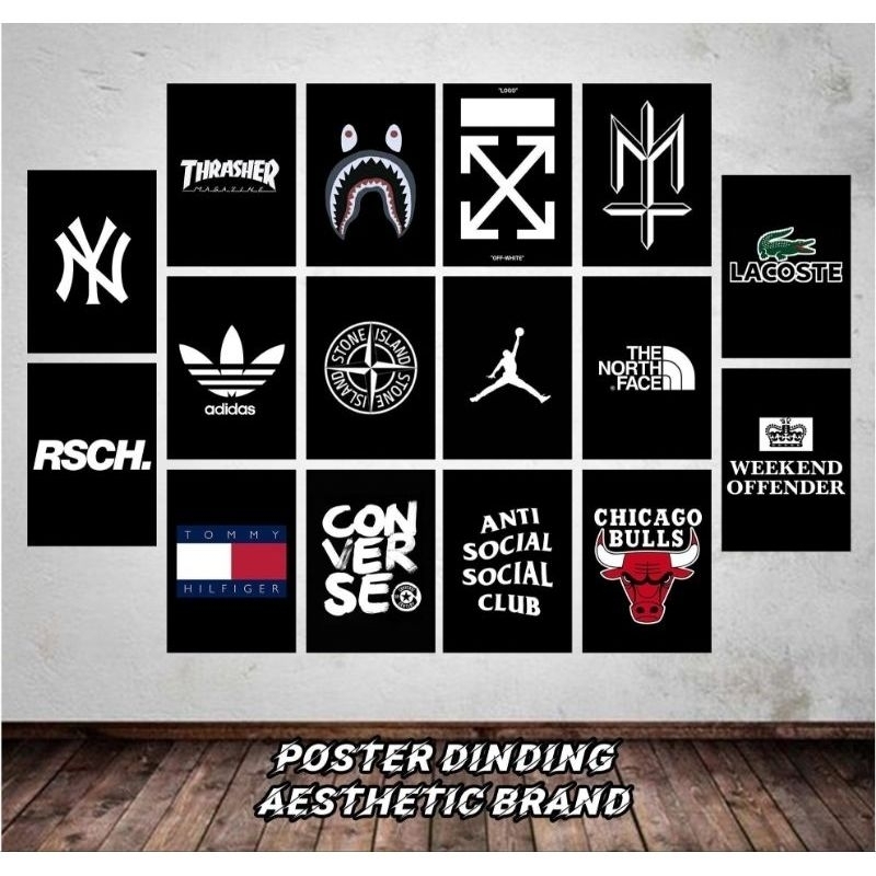 Jual Free Dobel Tape Poster Dinding Aesthetic ISI (16PCS) Wallpaper ... Jual Free Dobel Tape Poster Dinding Aesthetic ISI (16PCS) Wallpaper ...