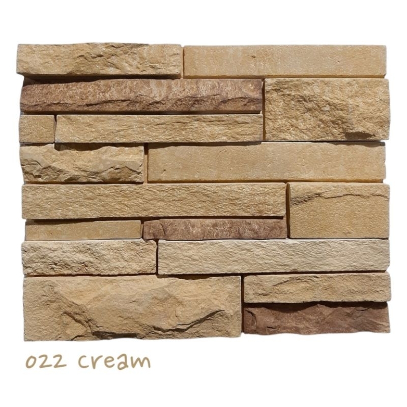 Jual Ys 022 Cream /batu alam dinding/ batu alam cetak/ stonevenner ...