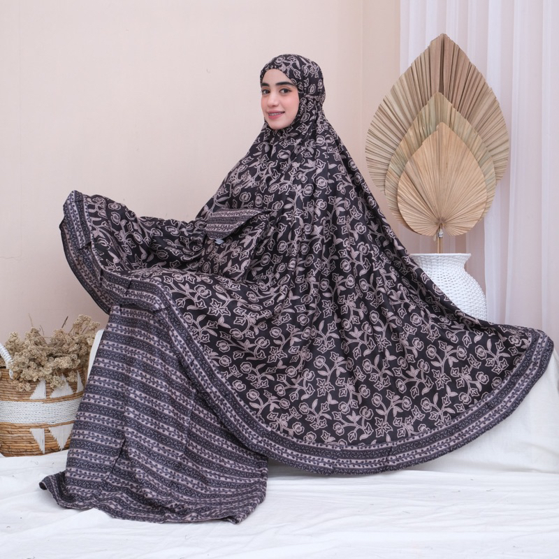 Jual Mukena Batik Jumbo Dewasa Rayon Premium Bahan Rayon Adem Jumbo ...