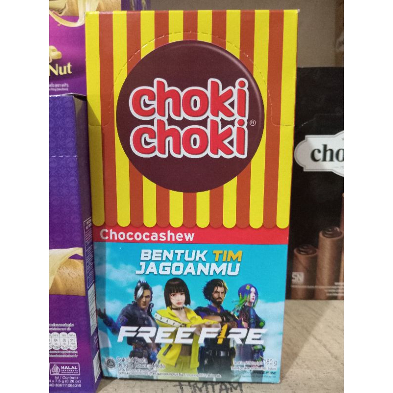 Jual choki choki chococashew 1box isi 20 - netto 180g | Shopee Indonesia