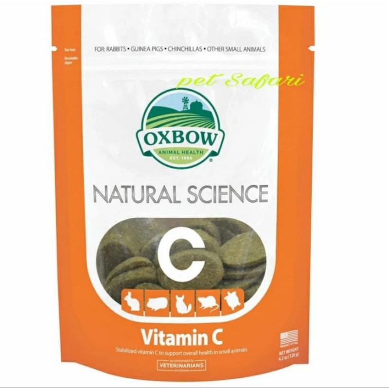 Jual Vitamin Untuk Hewan Kecil Oxbow Natural Science Vitamin C 120gr ...