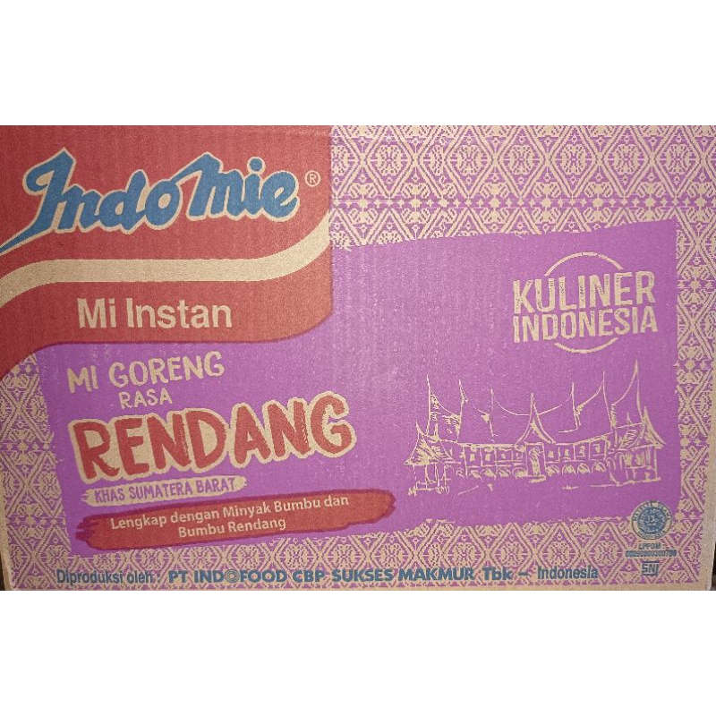 Jual indomie rendang 1 dus isi 40 pcs | Shopee Indonesia
