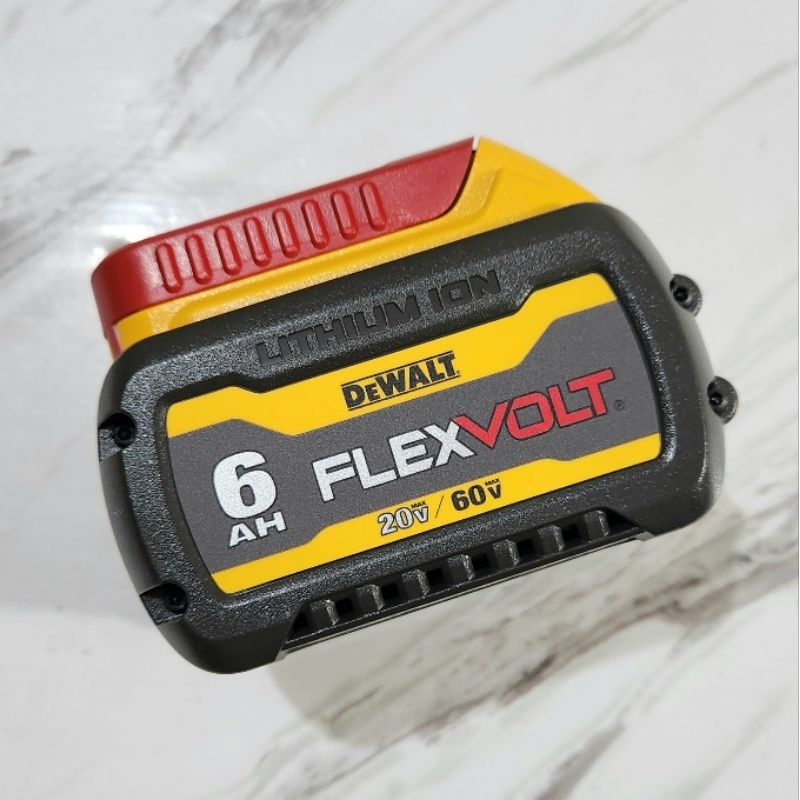 Jual DeWALT BATTERY 20v / 60v 6AH DCB606 FLEXVOLT - Baterai Batt Batre ...