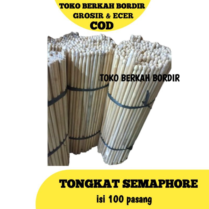 Jual [Isi 100 pasang] Tongkat Semaphore / Stik Semaphore Pramuka / Stik ...