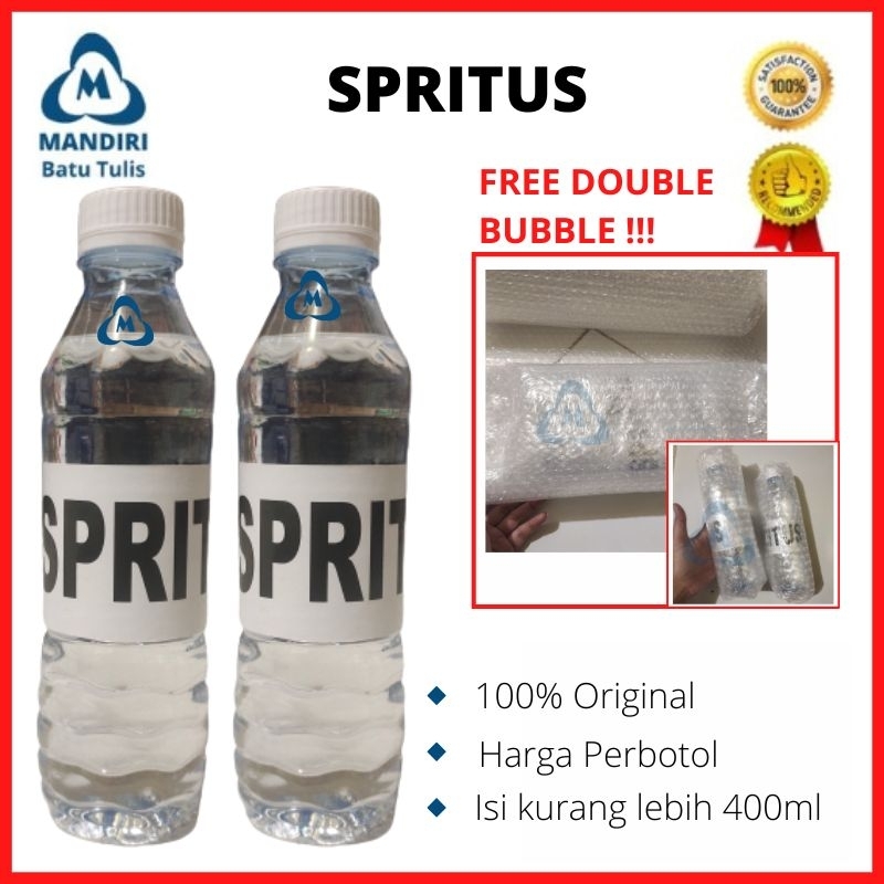 Jual Spirtus Bening - Spiritus Cairan - Spritus Bakar 400ml | Shopee ...