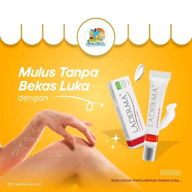 Jual Laderma Scar Repair Cream - Krim penghilang bekas luka | Shopee ...