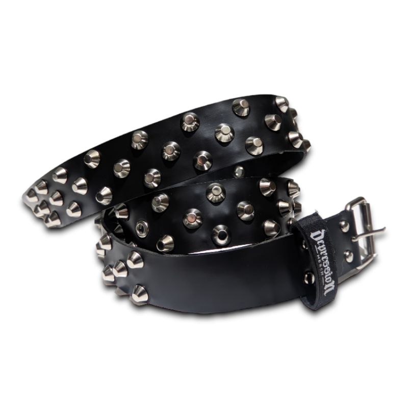 Jual DEPRESSION - BELT SPIKE / GESPER SPIKE / IKAT PINGGANG SPIKE PUNK ...