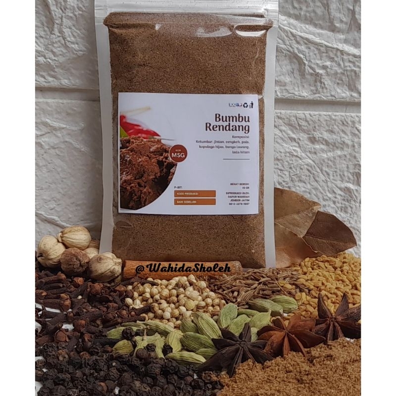 Jual Bumbu rendang padang bubuk rempah rendang | Shopee Indonesia