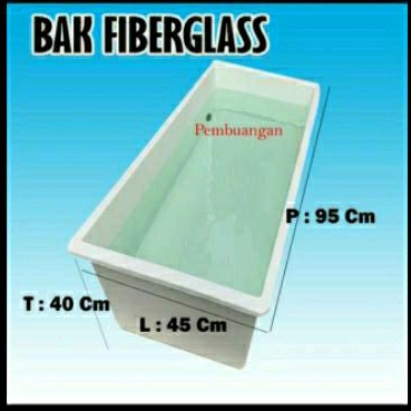 Jual BAK FIBER / BAK MANDI / BAK IKAN CUSTOM | Shopee Indonesia
