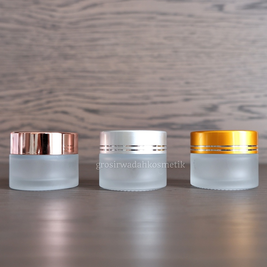 Jual POT KACA 15GR | POT GLASS 15GR | GLASS JAR FROSTED 15GR | POT ...