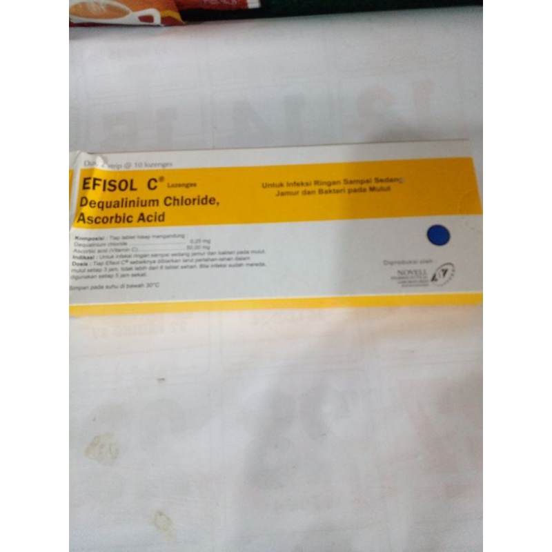 Jual Efisol loz 10tab - obat radang tenggorokan | Shopee Indonesia