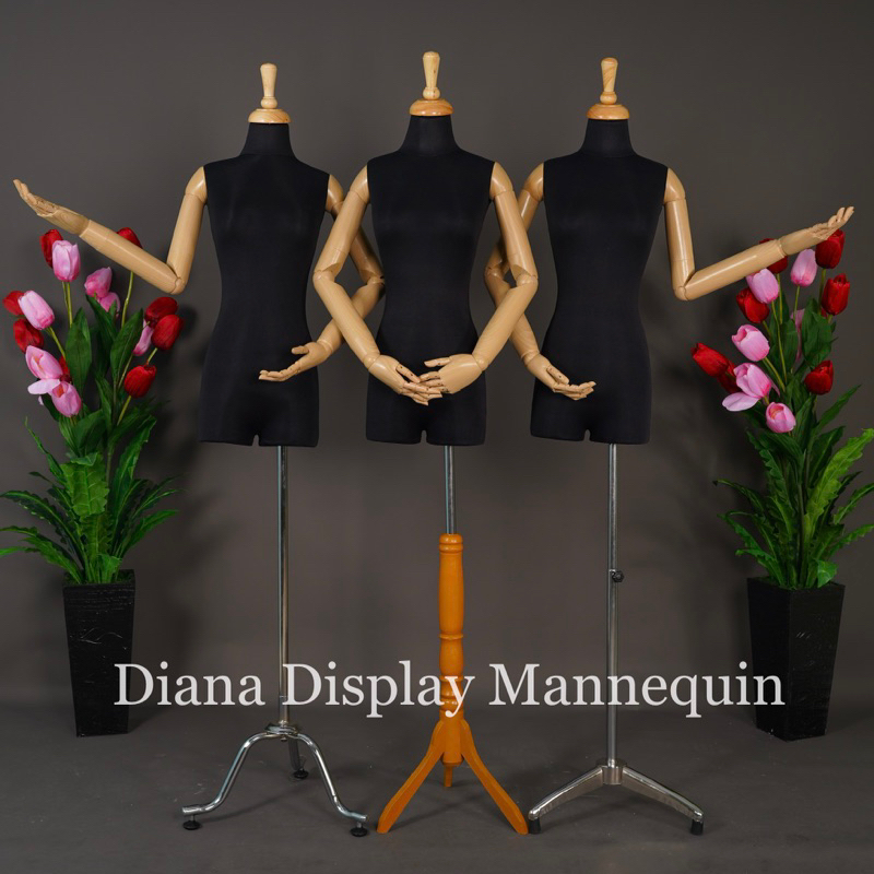 Jual MANEKIN WANITA DM PAHA BAHAN FULLBUSA DENGAN TANGAN FLEKSIBEL DAN ...