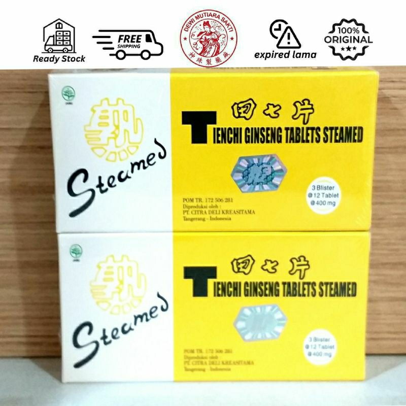 Jual TIENCHI TABLETS STEAMED MENAMBAH TINGGI BADAN | Shopee Indonesia