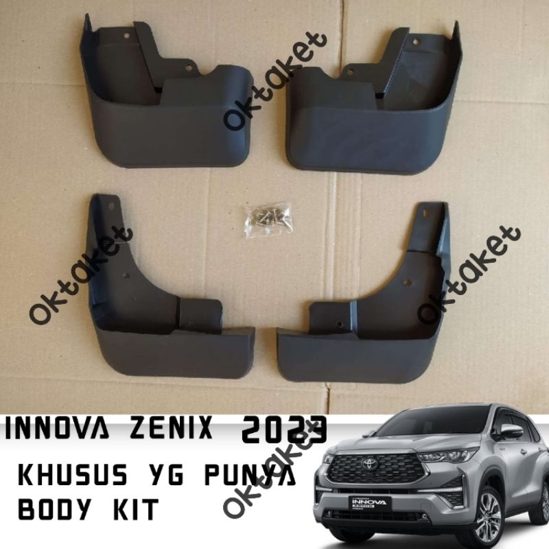 Jual mudguard karpet lumpur Innova Zenix 2023 2024 Body kit | Shopee ...