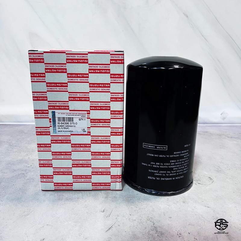 Jual Filter Oli Isuzu Giga 285PS/FVZ/FVM/FBR/240PS/ BORNEO/VZ34 6-94396 375 | Shopee Indonesia