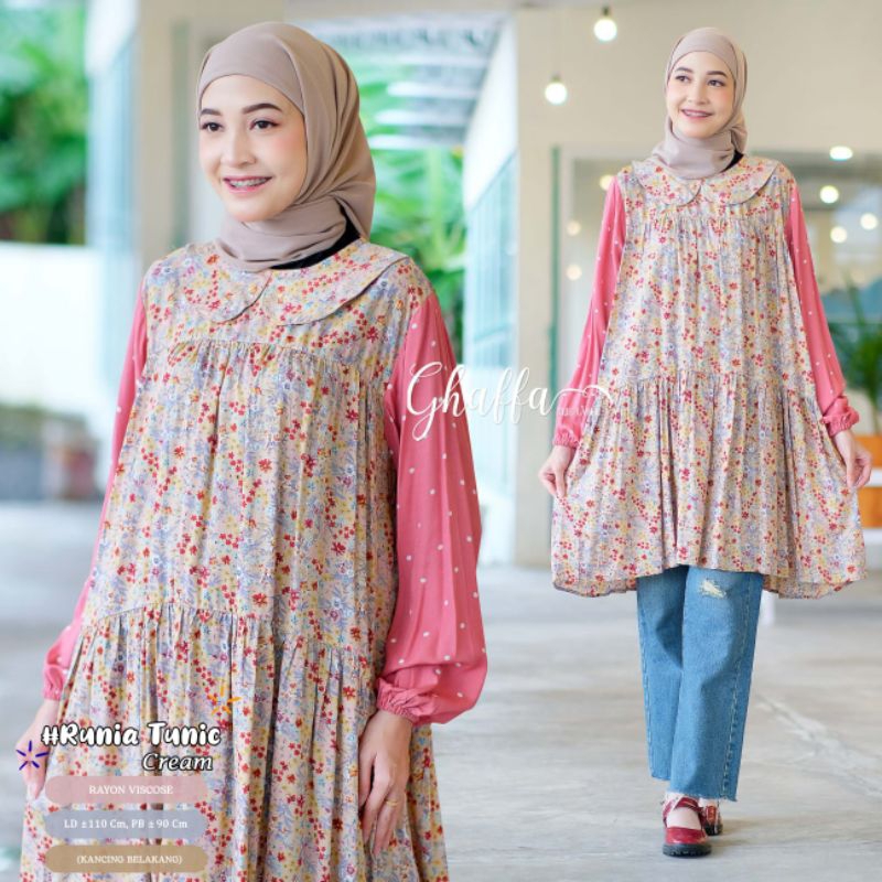 Jual BITI LAVENA RUNIA YEYUA // Tunik Series Original Ghaffa Atasan ...