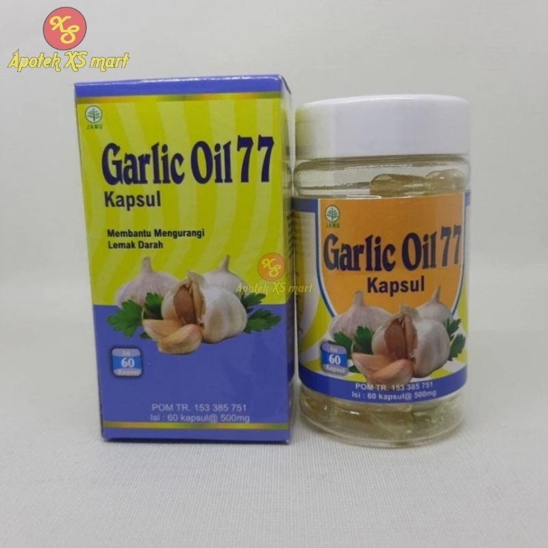 Jual GARLIC OIL 77 60 KAPSUL TEKANAN KOLESTEROL DIABETES JANTUNG ...