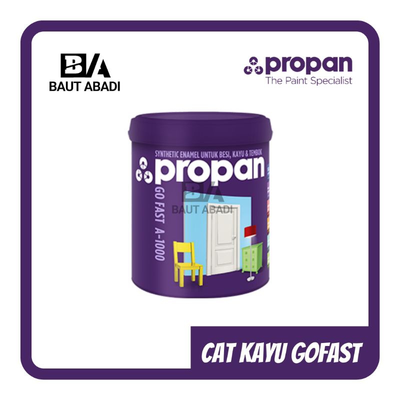 Jual Cat Kayu Besi Propan Water based Gofast 1kg Putih White SW ...
