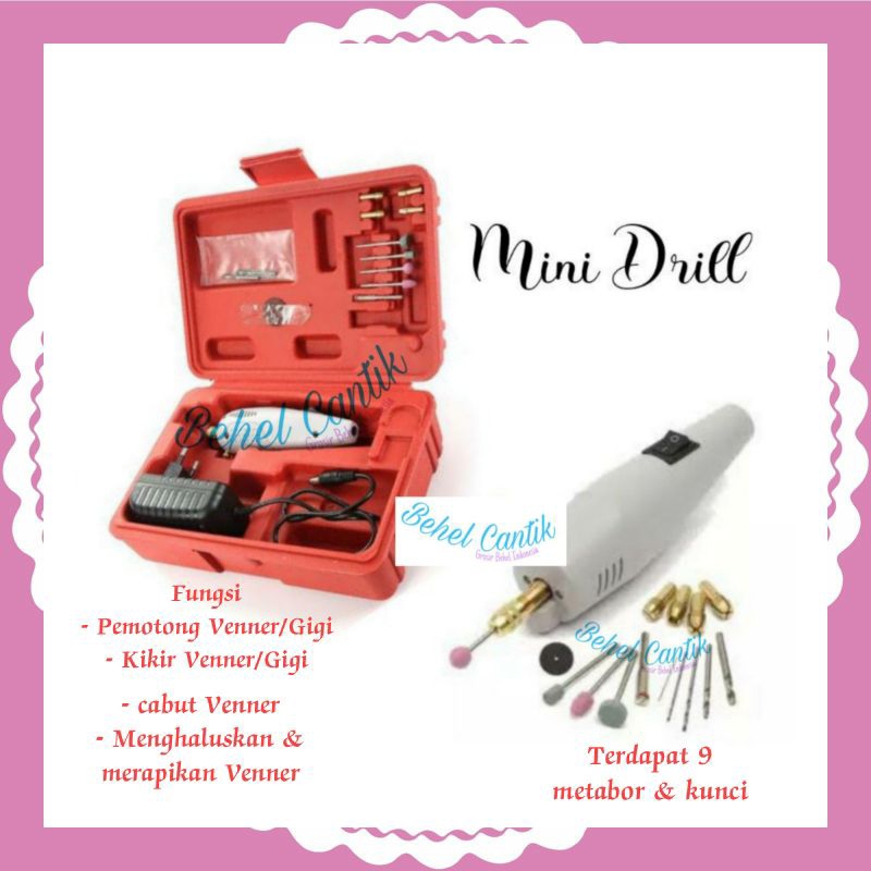 Jual Minidrill Premium set Mesin Bor Kikir Vener Gigi | Alat Lepas ...