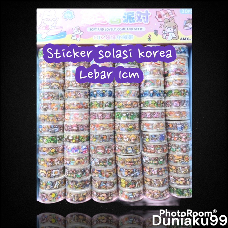 Jual sticker rolling momo korea kecil / stiker momo roll / stiker ...
