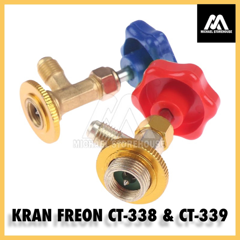 Jual KRAN FREON / CAN TAP VALVE CT-338 & CT-339 | Shopee Indonesia