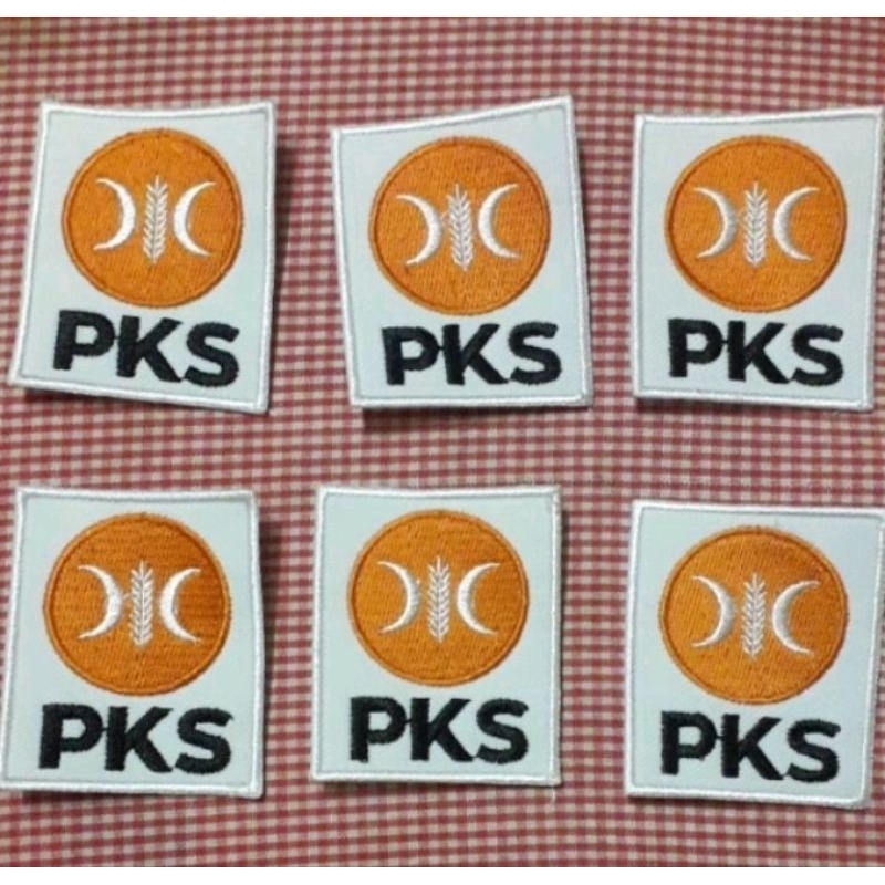 Jual BADGE LOGO PARTAI PKS NOMOR BORDIR KOMPUTER | Shopee Indonesia