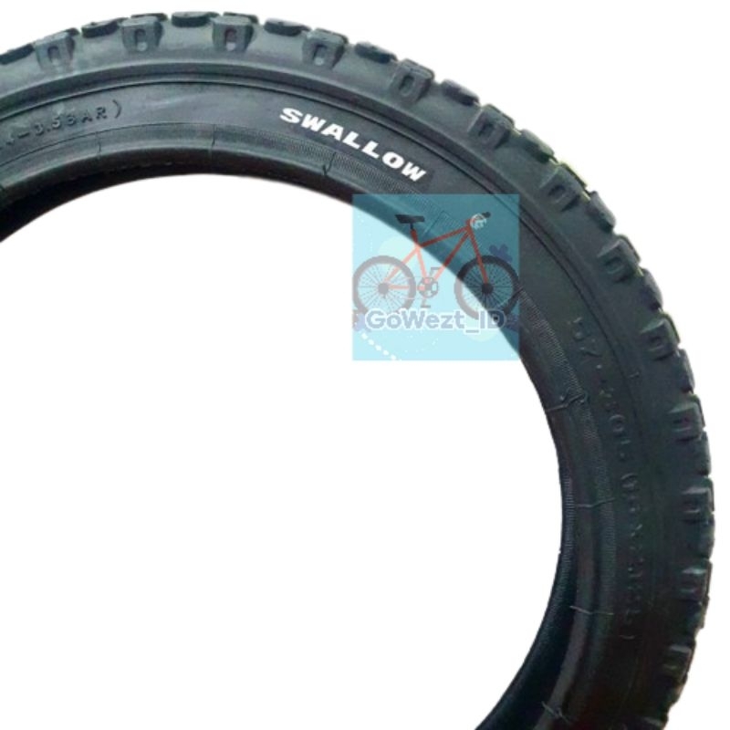 Jual Ban Luar Sepeda Listrik Ukuran 16 x 2.125 Swallow Deli Tire Selis Hitam Nylon | High ...