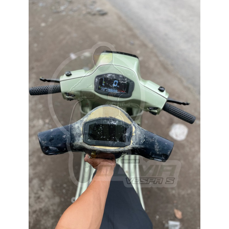 Jual Speedo meter digital custom vespa Lx plus batok | Shopee Indonesia