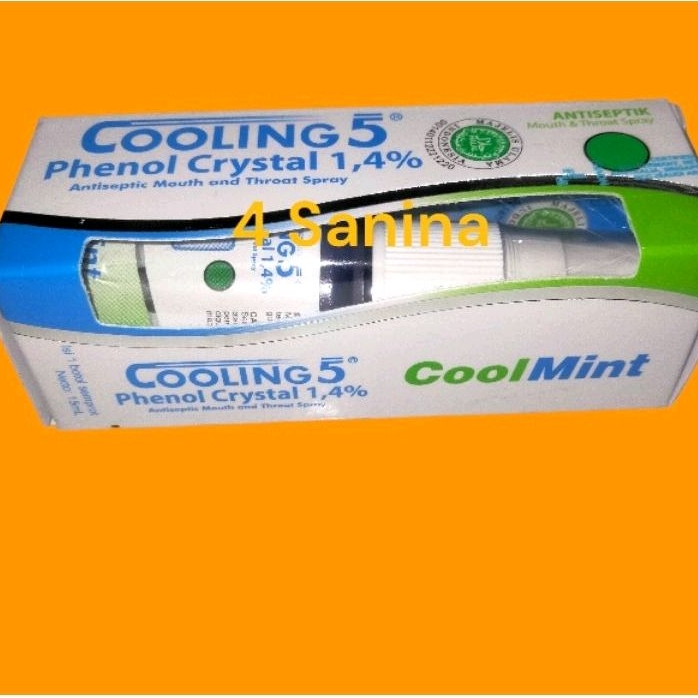 Jual Cooling 5 Coll mint 15ml #cooling-5#meredakan sakit tenggorokan ...