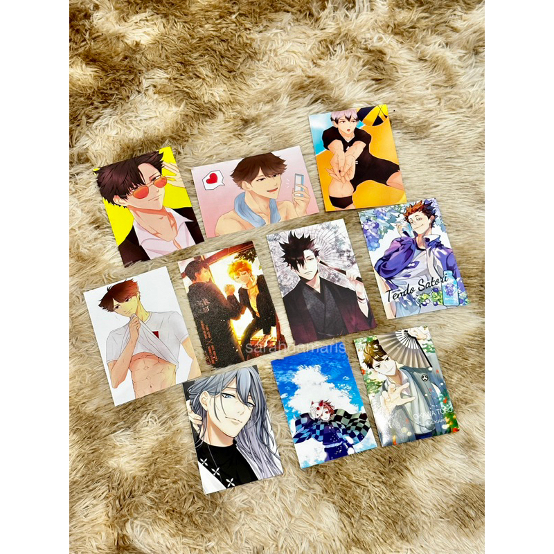 Jual Haikyuu Demon Slayer Hypnosis Mic Postcards — Oikawa, Kuro ...