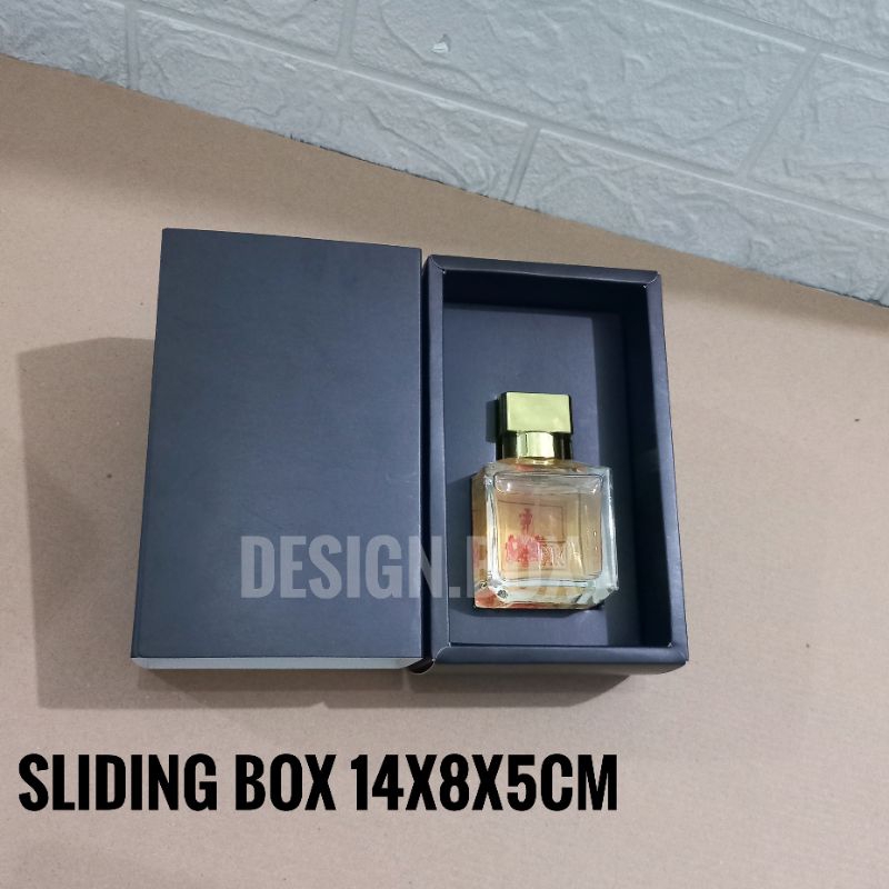 Jual 12PC | BOX HITAM POLOS UK 14X8X5CM | BOX PARFUM | Shopee Indonesia