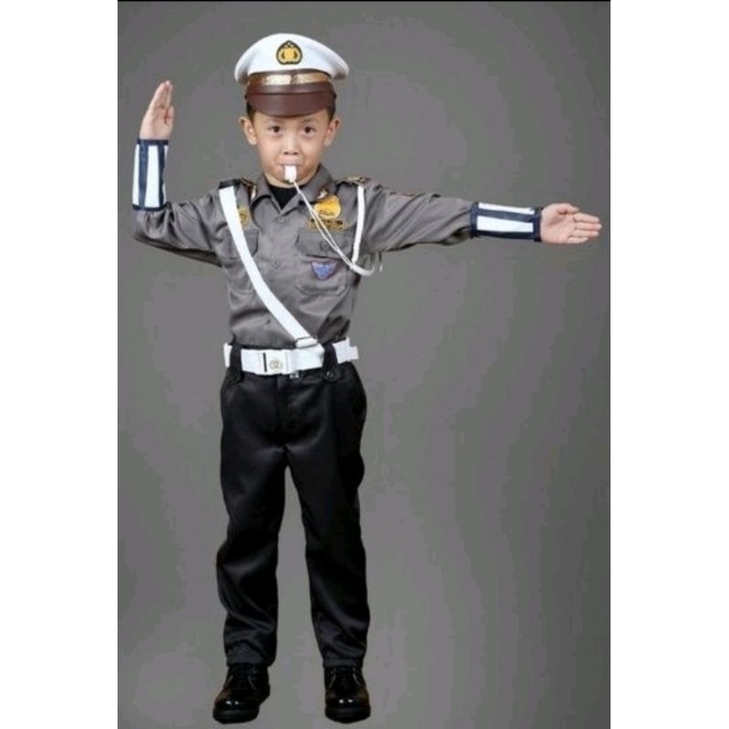 Jual Polisi Anak / Polantas / Seragam Anak TK / Kostum Anak | Shopee ...