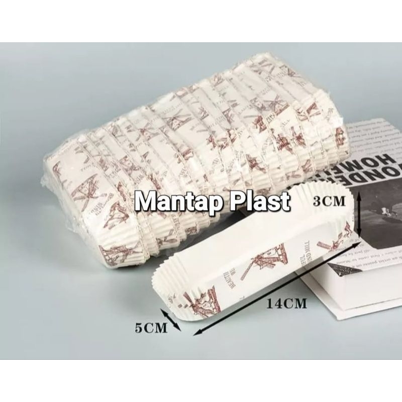 Jual Paper Cup Case Roti Oval Model Kincir Angin Isi 200pcs | Shopee ...