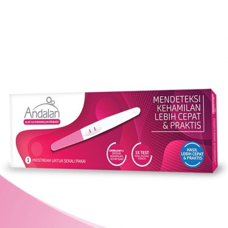 Jual Test Pack Kehamilan - Andalan Pregnancy Test Midstream | Shopee ...