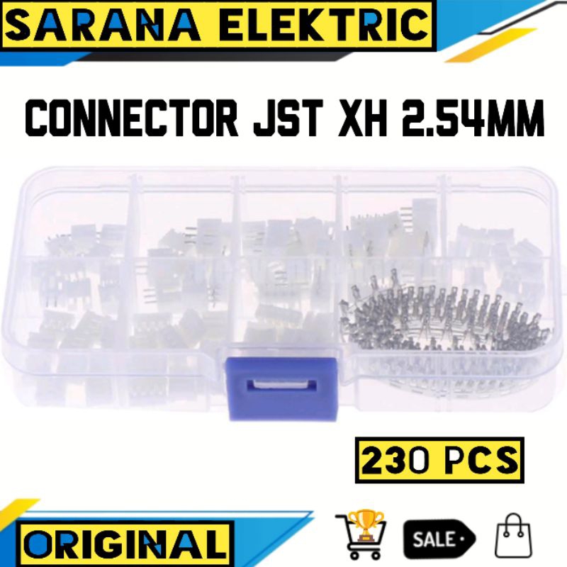 Jual JST XH-2.54 HEADER CONNECTOR PCB JST XH2.54MM 2.54MM 1 KOTAK JST XH | Shopee Indonesia