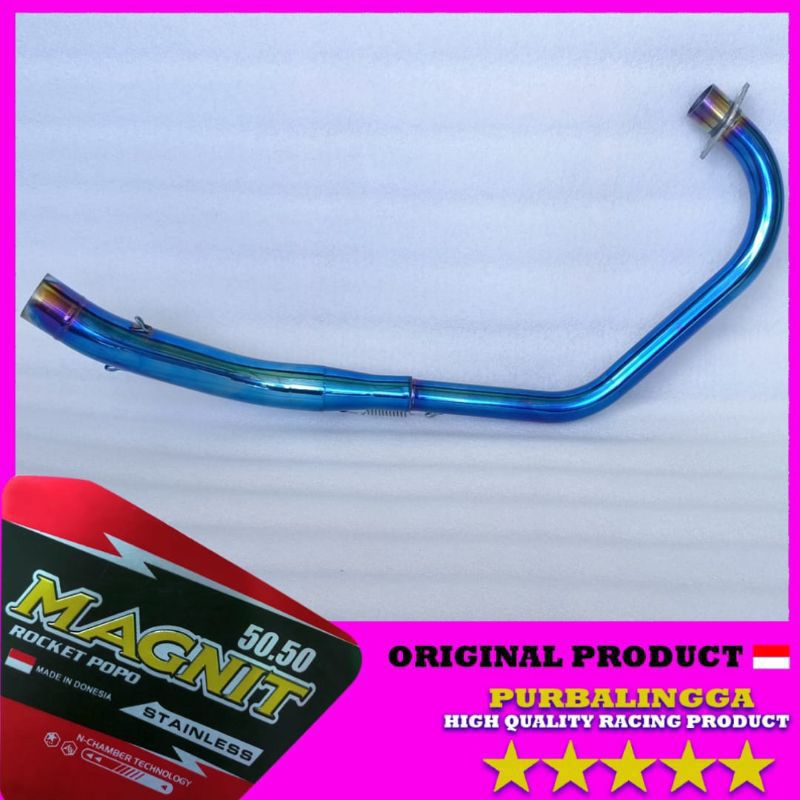 Jual Knalpot Motor Megapro Tiger Revo lama full cacing stainless stell ...
