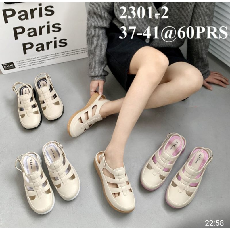 Jual Sandal Strap Jaring Import HYS 2301 | Shopee Indonesia