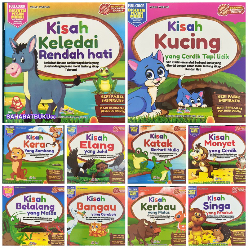 Jual Buku Cerita Anak Dongeng Kisah Fabel Inspiratif Hewan Full Colour ... Jual Buku Cerita Anak Dongeng Kisah Fabel Inspiratif Hewan Full Colour ...