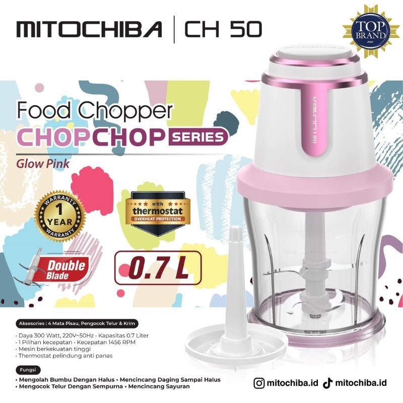 Jual MITOCHIBA MINI CHOPPER 2023 CH50/MITOCHIBA MAGIC MINI CHOPPER WARNA WARNI | Shopee Indonesia